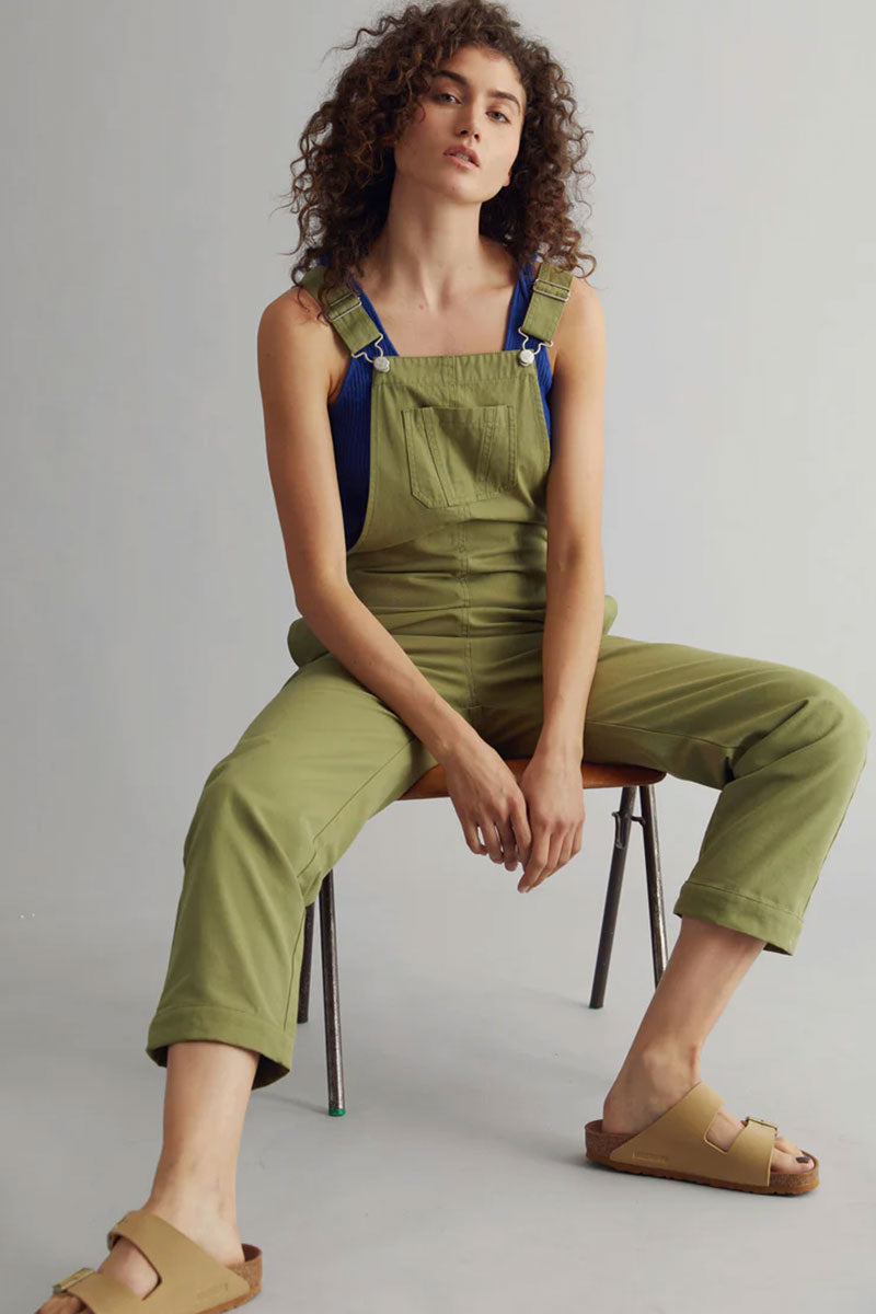 Joy Dungarees Khaki Green – Jessie Juniper