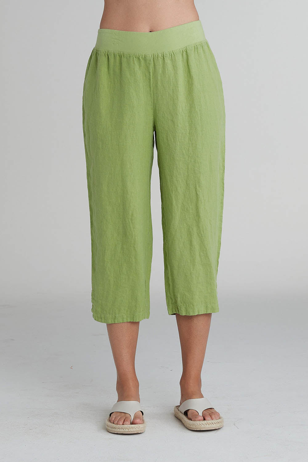 Capri Solid Linen Pants – Jessie Juniper