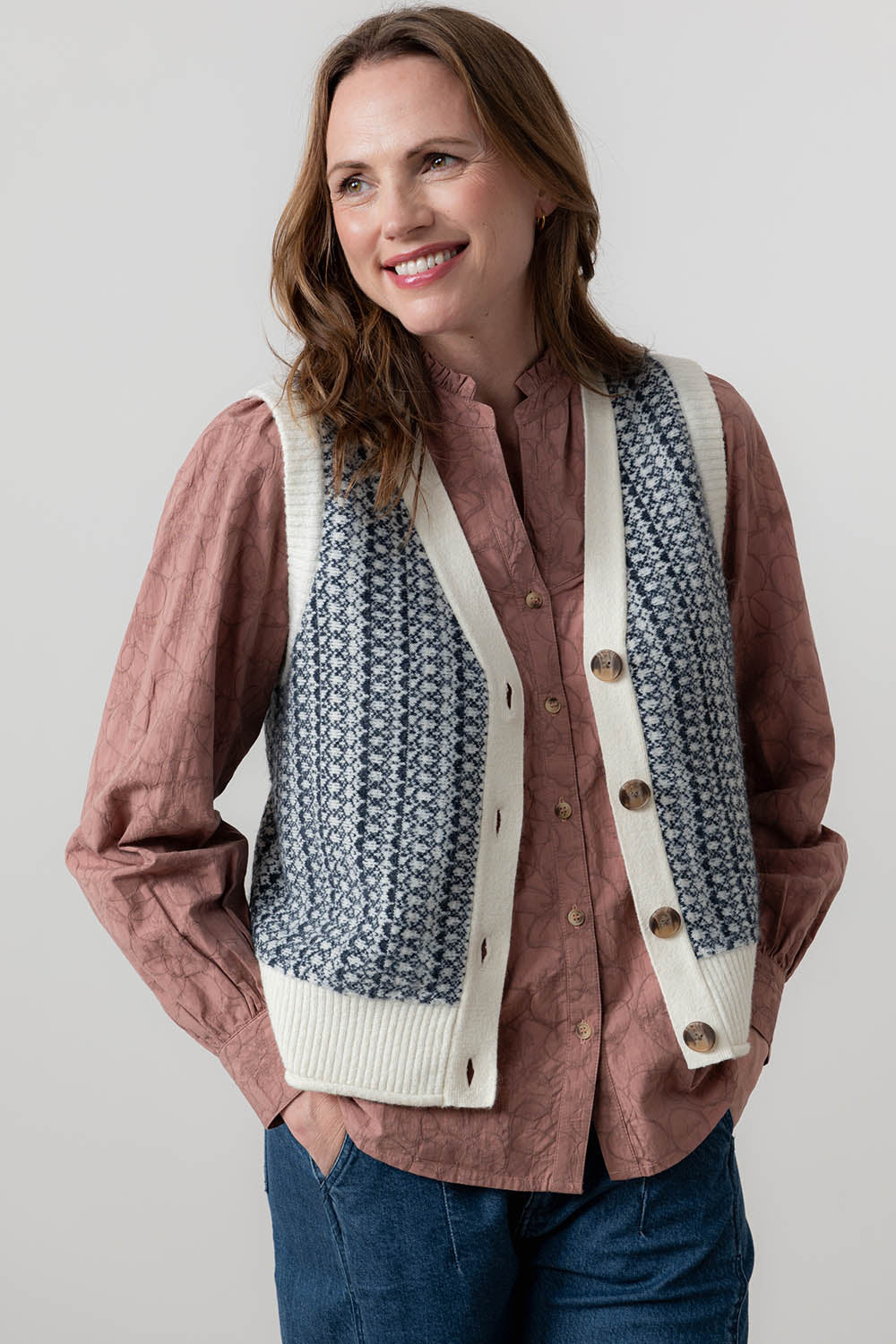 Gywneth Fair Isle Tank – Jessie Juniper