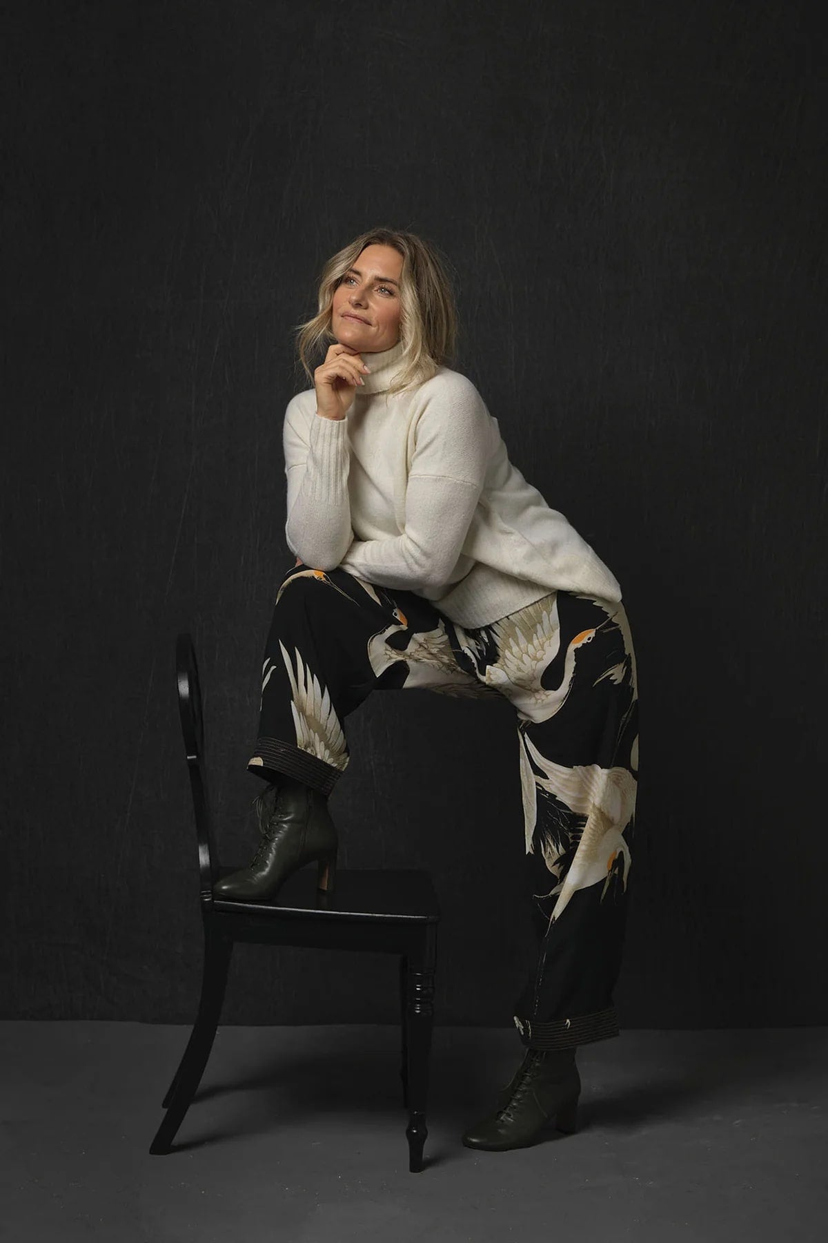 Stork Black Pants – Jessie Juniper